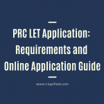 PRC LET Application: Requirements and Online Registration Guide - Clopified