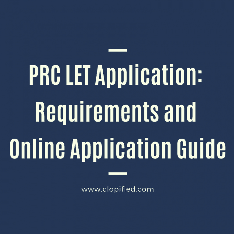 PRC LET Application: Requirements and Online Registration Guide - Clopified